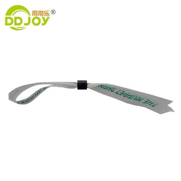 Quality Woven Festival Colorful Custom Polyester Fabric Wristband for Unlimited Usage for sale