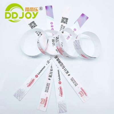 China Target End User Guest/VIP/Vendor/Admission Convenient Waterproof Wristband for Event for sale
