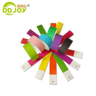 China Secure Your Entry Tickets with 3/4 Inch Tyvek Wristbands Paper Bracelet Included for sale