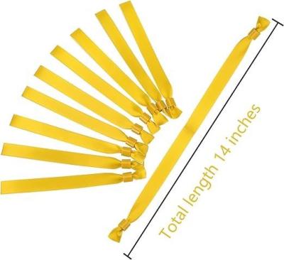 Cina Braccialetti RFID con materiale di tessuto satinato e chip sicuro in vendita