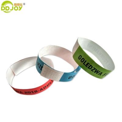 中国 特典イベント用 Tyvek 腕帯 250*25mm/250*19mm デザイン 販売のため