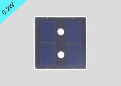 China Crystalline Silicon Mini Solar Panel , Custom Shaped Solar Panels 0.2W 2.2 Volt for sale