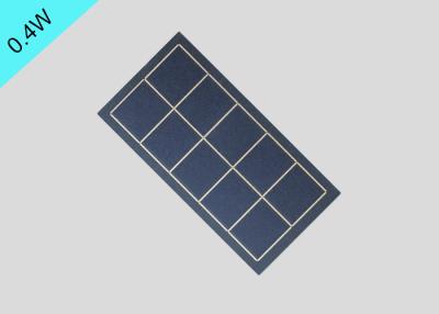 China Different Shape Sunpower High Efficiency Solar Panels 0.4W 5.5V With Golden Edge for sale