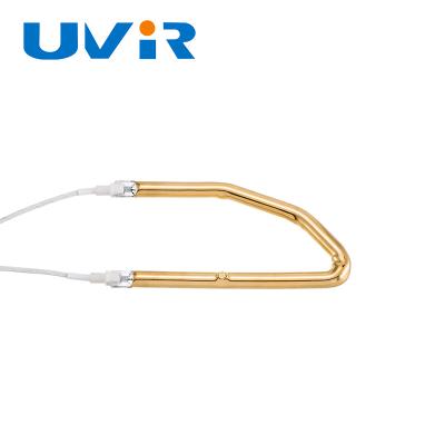 China 230V 1380W Gold Coated Infrared Heater Tube 3D IR Lamp Heating Emitters for sale