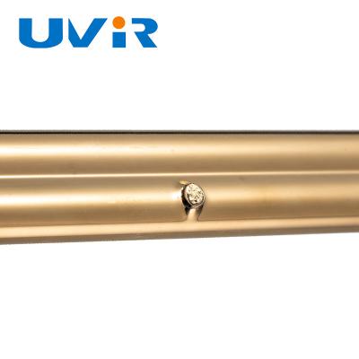 China Carbon Medium Wave Half Gilded Infrared Heating Tube Lamp for sale