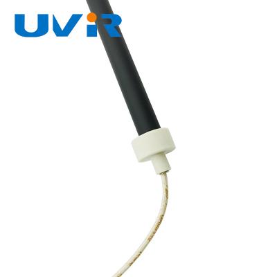 Cina Personalizzazione UVIR Lampada Riscaldatore Ir 1500W Quarzo Infrarosso Onda Lunga Tubo Nero in vendita