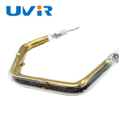 China Gold Coated Infrared Heating Element Tube 45-480V 150-6000W for sale