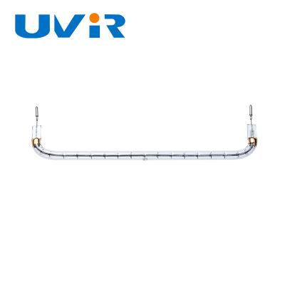 China UVIR Customized Quartz Glass Heating Tube U-shaped Infrared Lamp Tube for sale