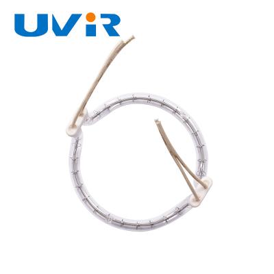 China 3D Shape Infrared Heating Element Tube Clear Quartz Halogen Tube For Heating Equipment Components for sale