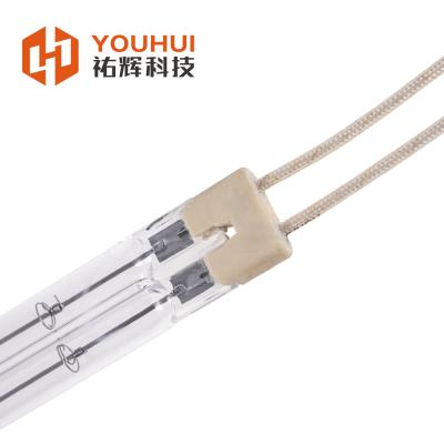 Cina Lampada a infrarossi a doppio tubo in quarzo trasparente 200-6000W 55-575V Base TC01 in vendita