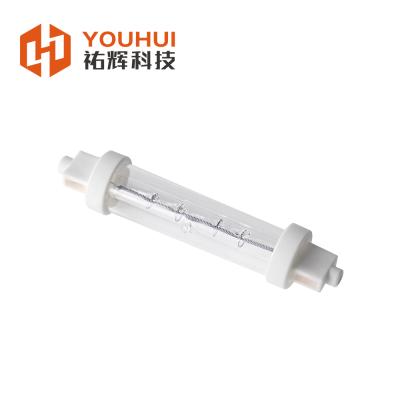 China 480V 1100-2600°C Filamenttemperatur-Quarz-Infrarotlampe mit 630mm Heizlänge für industrielle Heizung zu verkaufen