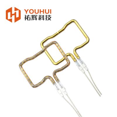 China 3D-shaped Infrared Heating Element Tube for Industrial Equipment Heating Applications for sale