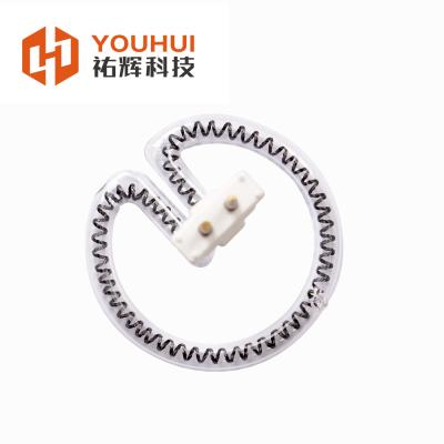 China 200-4000W Clear Quartz Carbon Fiber Infrared Heating Lamp with 10,000 Hours Warranty for sale