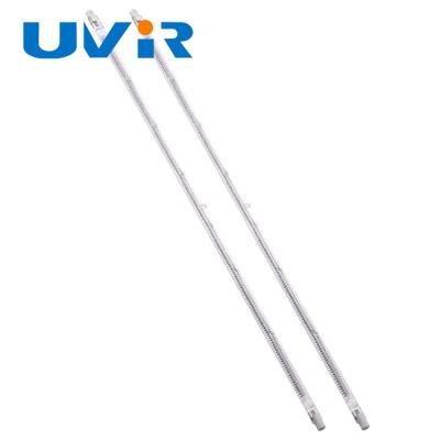 China Halogen Quartz Infrared Lamps Clear Reflector 50-1500mm Length for sale