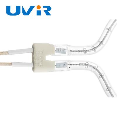 Cina radiatore infrarosso dell'alogeno del quarzo di 500W Ring Infrared Lamps White Reflector per produzione industriale in vendita