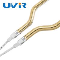 China 230V 2200W Gold Reflector Ring Infrared Heating Element for sale