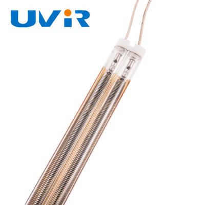 2500ワット中波ストレート赤外線ライト415v金メッキ加熱管