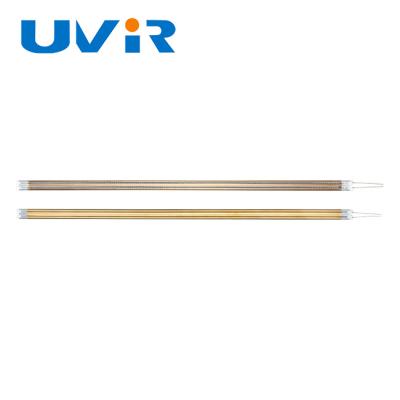 Cina Lampade di Ir del rivestimento dell'oro per il riscaldamento del tubo gemellato dell'onda media di 2500W 415V in vendita