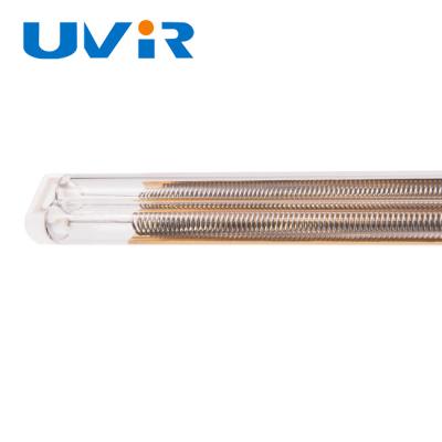 Cina Lampade di Ir del rivestimento dell'oro per il riscaldamento del tubo gemellato dell'onda media di 2500W 415V in vendita