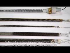 OEM/ODM Carbon Fiber Heating Infrared Lamp Snel beheersbare hitte 5000-20000h Werktijd