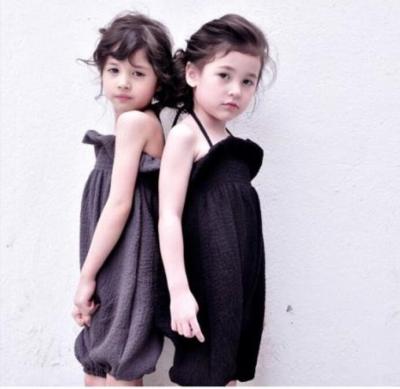 China Wholesale summer Girls fashion jumpsuit children customizable clothing suspenders jumpsuit for sale