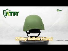 Soldierly PASGT Bulletproof Helmet For Army Aramid / PE Level NIJ IIIA