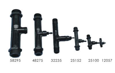中国 PVDF Black Venturi With Different Water Flow Rate For Water Treatment System 販売のため