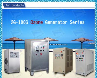 China Voer buiten de Zuiveringsinstallatie Zuurstof van het Bronozonwater voor Drinkwater 20g/h Te koop