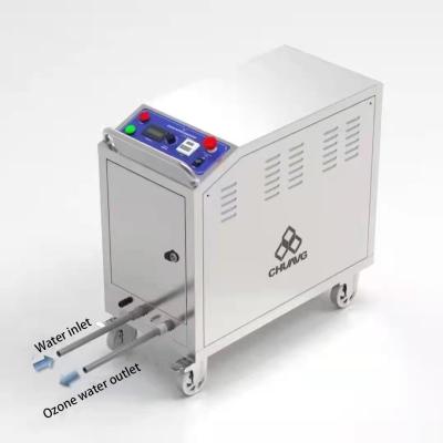 China 1-2T Handpush il prodotto disinfettante istantaneo 1-10ppm dell'acqua dell'ozono per pulizia di lavaggio dell'alimento for sale