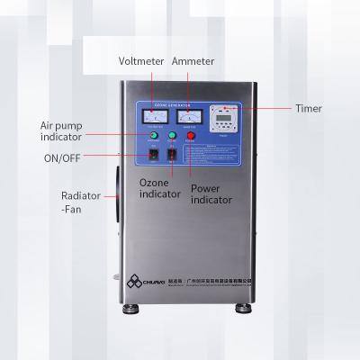 Cina 60G Generatore di ozono commerciale 220V Tubo portatile al quarzo con raffreddamento ad aria per acqua potabile in vendita
