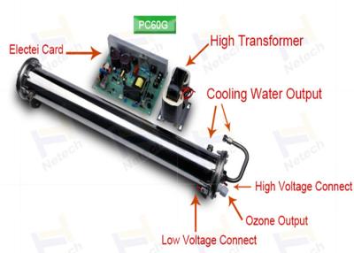 Cina il generatore dell'ozono 18-60g parte il depuratore di acqua dell'ozono con gli elettrodi esterni in vendita