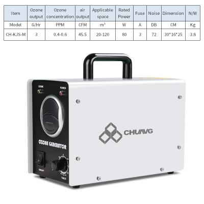 Cina purificatore commerciale dell'aria di sterilizzazione del generatore dell'ozono di 80W 0.4ppm in vendita