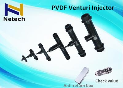 Cina A 1 pollici l'altro miscelatore sussidario dell'acqua dell'ozono dell'iniettore delle facilità PVDF dispositivo Venturi del generatore dell'ozono in vendita