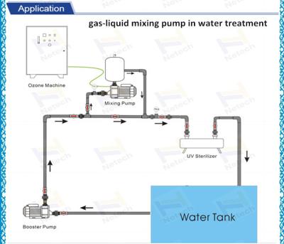 Cina Parti del generatore dell'ozono integrate miscelatori statici, pompa liquida di miscelazione del gas 5000L in vendita
