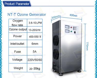 Cina Generatore inodore dell'ozono di trattamento delle acque reflue 330W/macchina medica dell'ozono in vendita