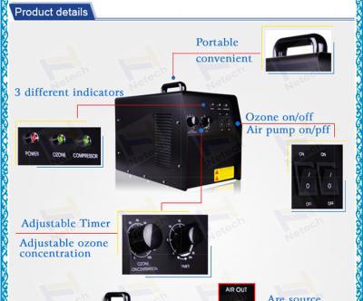 China Gerador do ozônio da fonte 110V do oxigênio para a esterilização 3g/h do alimento - 7g/h à venda
