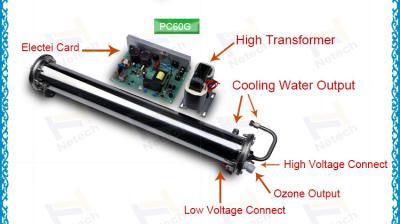 Cina Il generatore dell'ozono di alta concentrazione parte il tubo dello smalto per il purificatore commerciale dell'aria dell'ozono in vendita