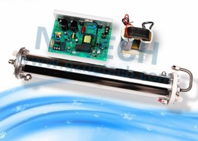 China tubo del esmalte del ozono de la refrigeración por agua 80g/Hr con el tablero de poder para la purificación del agua en venta