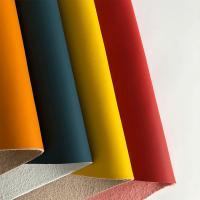 China 1.4mm Thickness Eco-Friendly Silicone Microfiber Leather for Sofa and Furniture Upholstery for sale