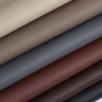 China 1.2mm Automotive Microfiber Artificial Leather with Lychee Pattern for Car Seats and Interior Upholstery for sale