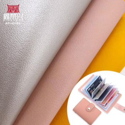 China 1.3mm PVC 711 Napa Grain Synthetic Artificial Leather Bag , Table Mat , Shoes , Wallet , Decorate , Belt Faux Leather Fabric for sale