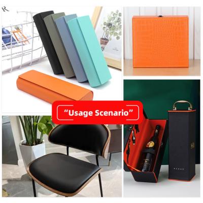China PVC Cross Grain Artificial Synthetic Leather for Wallet Packaging Case Shoes Notebook Leather Fabric for sale