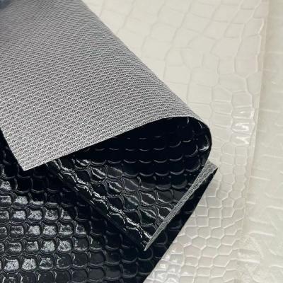 Cina Custodia per telefono in pelle sintetica PVC, artigianato per mobili, stile goffrato lucido e scintillante con funzione elasticizzata, fodera impermeabile per divano in vendita