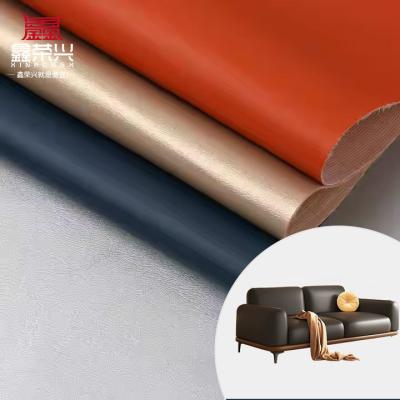 Cina Pelle artificiale PVC DE7 Napa Grain per mobili, larghezza 54 pollici in vendita