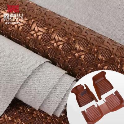 中国 カーシートや家具用のPVC凸版合成皮革布 販売のため