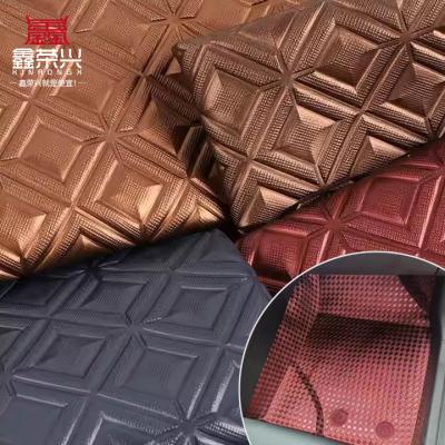 中国 カーシートや家具用のPVCグレーンパターンの合成革布 販売のため