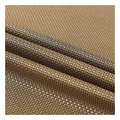 중국 PVC 금속 펄 라이트 컬러 소형 직조 패턴 인조 합성 포장 지갑 상자 신발 노트북 인조 가죽 직물 판매용