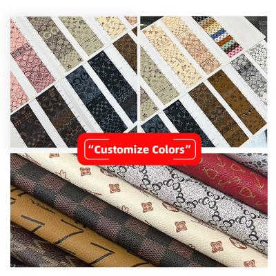 China PVC Peacock Flower Printed Synthetic Artificial Leather Fabric for Bag Packaging Notebook Phone Shell & Sofa Use for sale