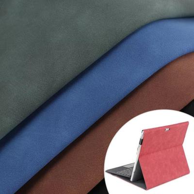 中国 PU ツートーン フロスト シープスキン ヌバック グレイン 合成皮革 バッグ 靴 財布 デコレーション ノートケース フェイクレザー生地 販売のため