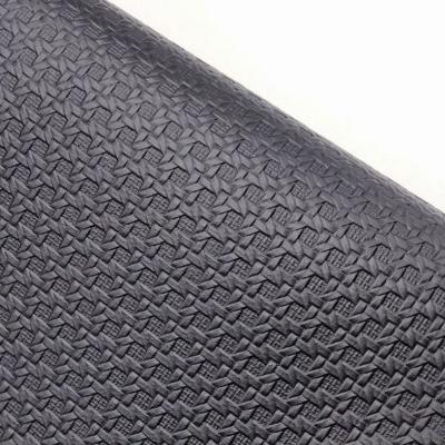 China Woven PVC Synthetic Leather Fabric with 0.9mm Thickness and 140cm Width for Handbags and Furniture for sale